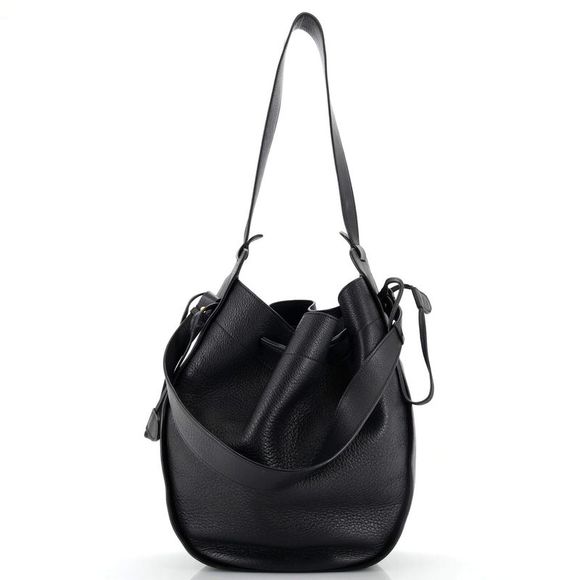 The Row | Bags | The Row Drawstring Hobo Leather Xl Black | Poshmark
